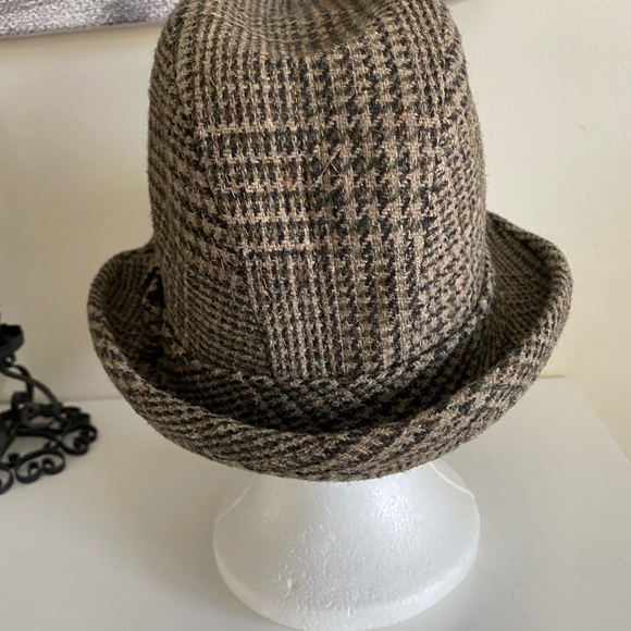 Accessories | Vintage Mens Fedora Wool Plaid Hat Union Label | Poshmark